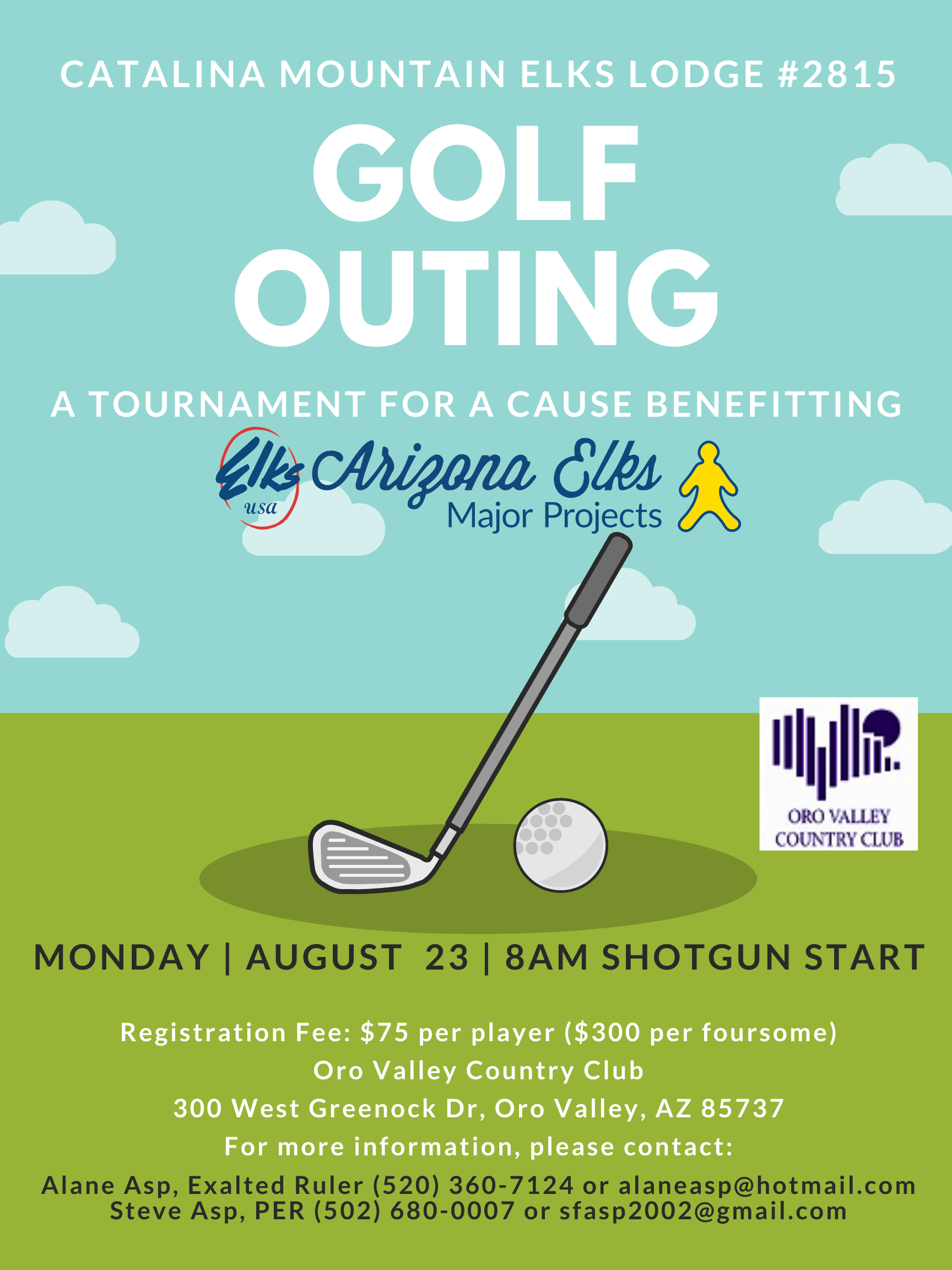 Catalina Mountain Lodge #2815 Golf Tournament | Arizona Elks Major Projects