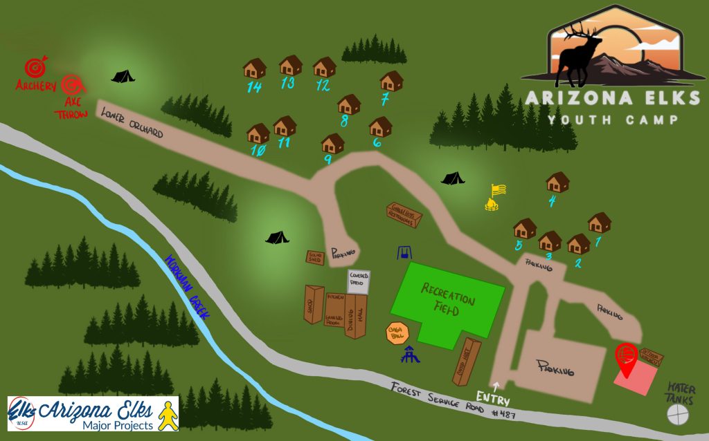 Youth Summer Camp is FREE Thanks to the AZ Elks Major Projects